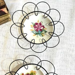Accents | Vintage Plate Hangers Wall Decor Wire Retro | Poshmark